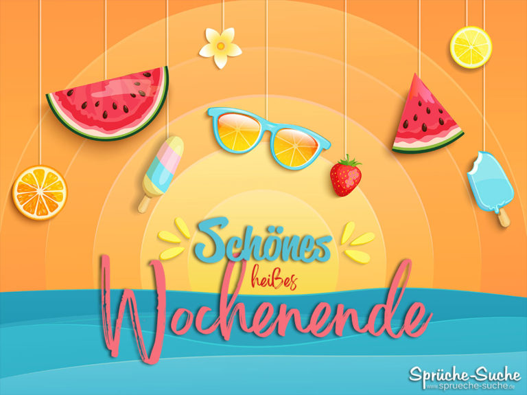 Schönes heißes Wochenende